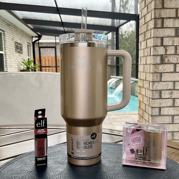 Stanley | Makeup | Stanley X Elf Honey Talks 4oz Tumbler Lip Oil Holder ...